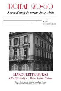 Dire l’indicible : trauma et honte chez Annie Ernaux | Cairn.info